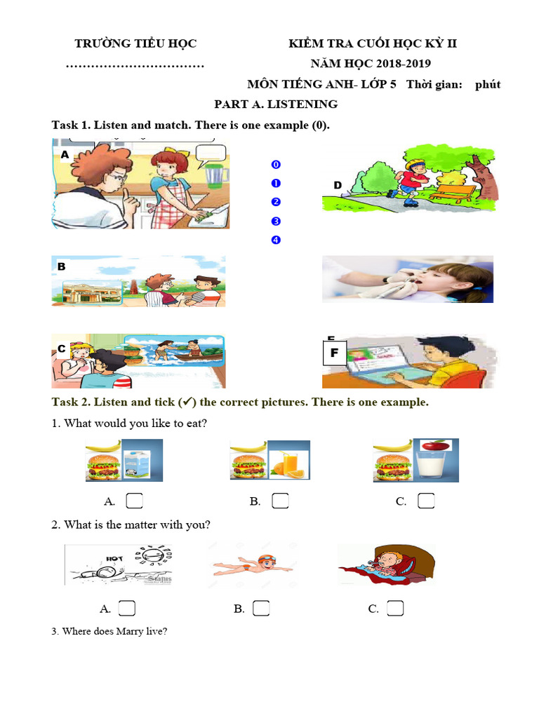 De Thi HK2 Co File Nghe | PDF