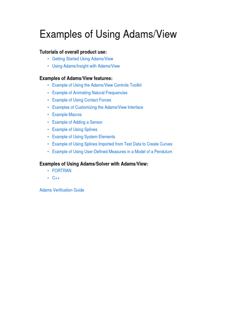 View Examples | PDF | Menu (Computing) | Spline (Mathematics)