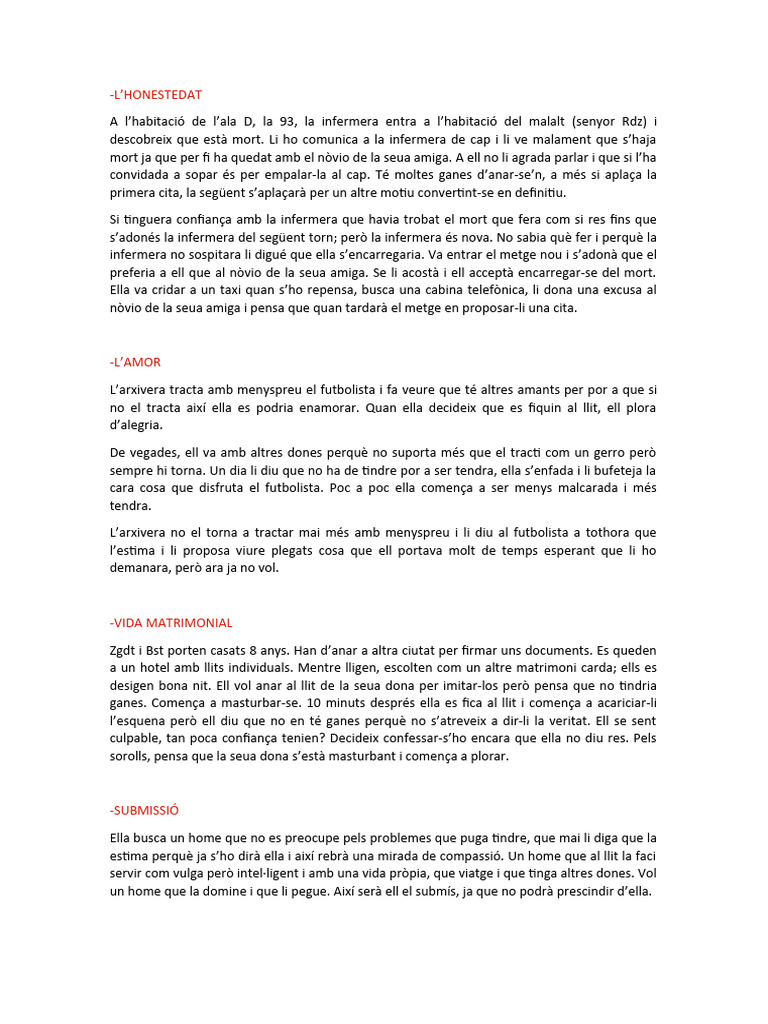 Resumen El Perquè de Tot Plegat | PDF Resumen El Perquè de Tot Plegat | PDF