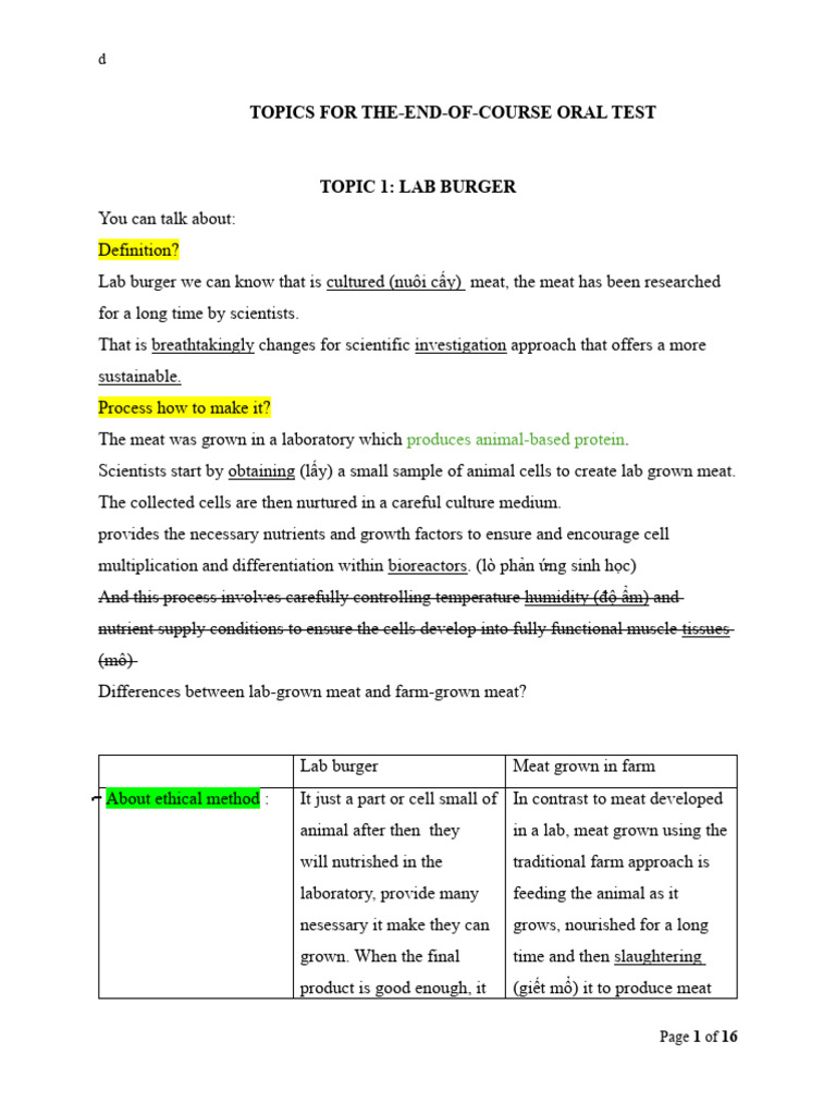 Đề cương LS 2 | PDF | Meat | Memory