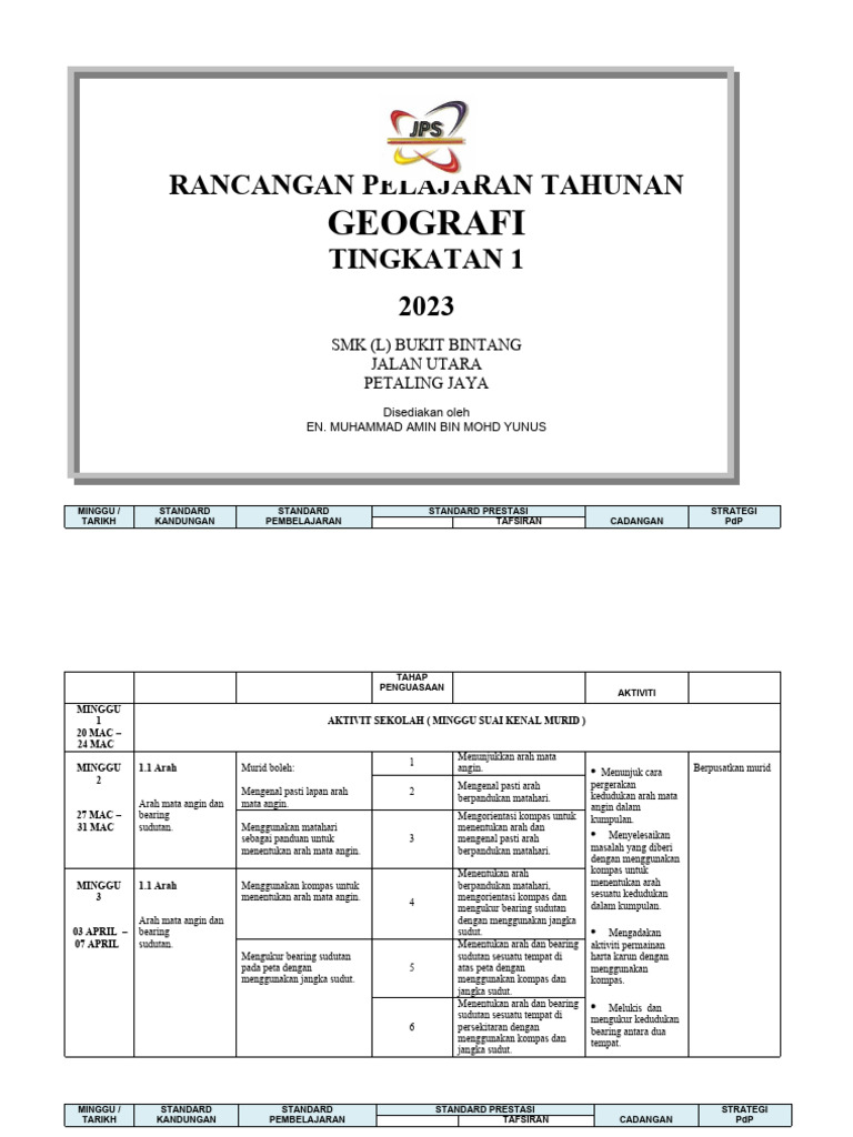 RPT Geo f1 2023 | PDF