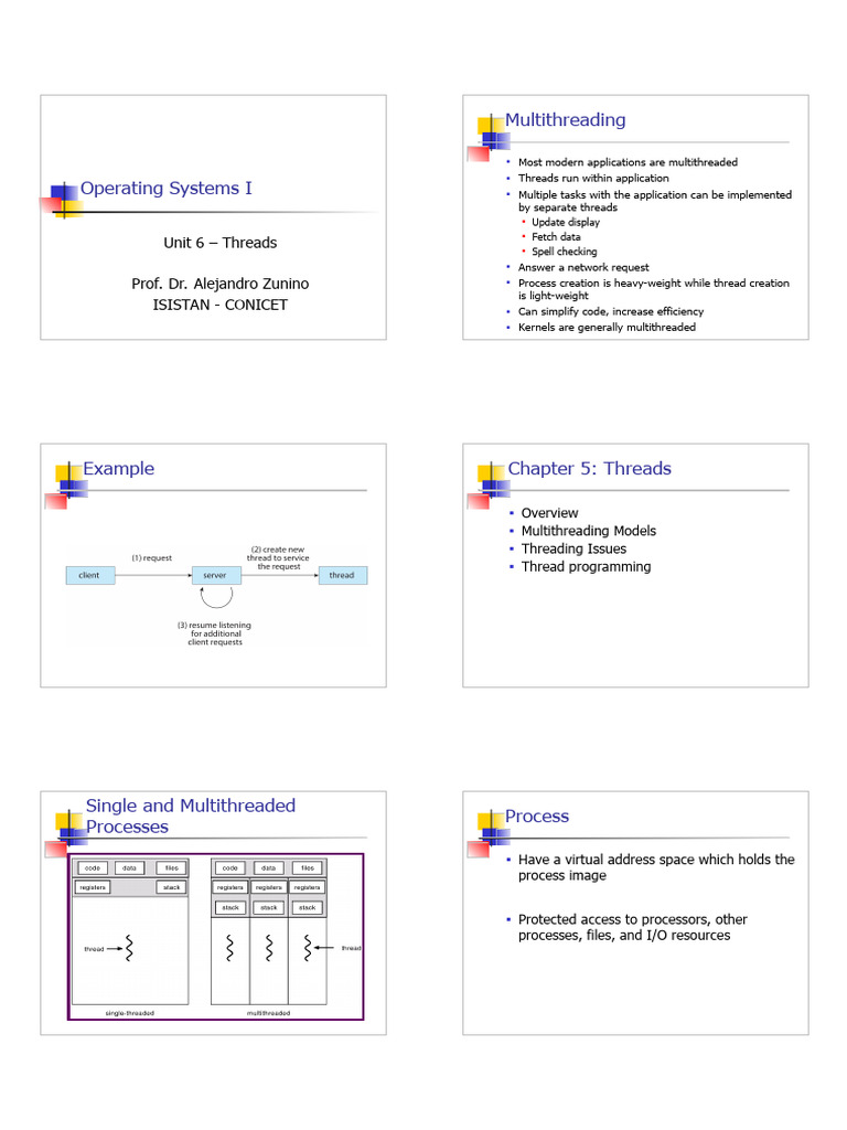 06 Threads Pdf Thread Computing Process Computing