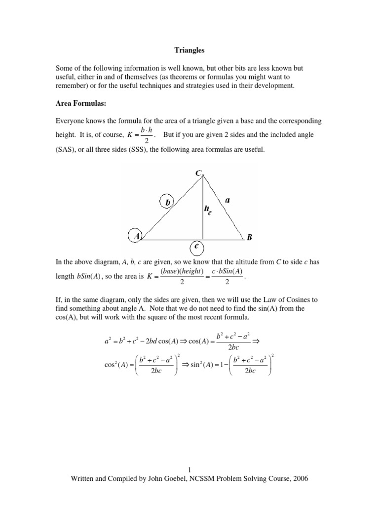 Triangles P | Download Free PDF | Triangle | Circle