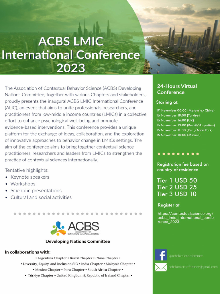 Conference booklet Oct 2023 | PDF
