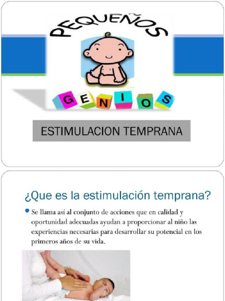 Estimulacion Temprana | PDF