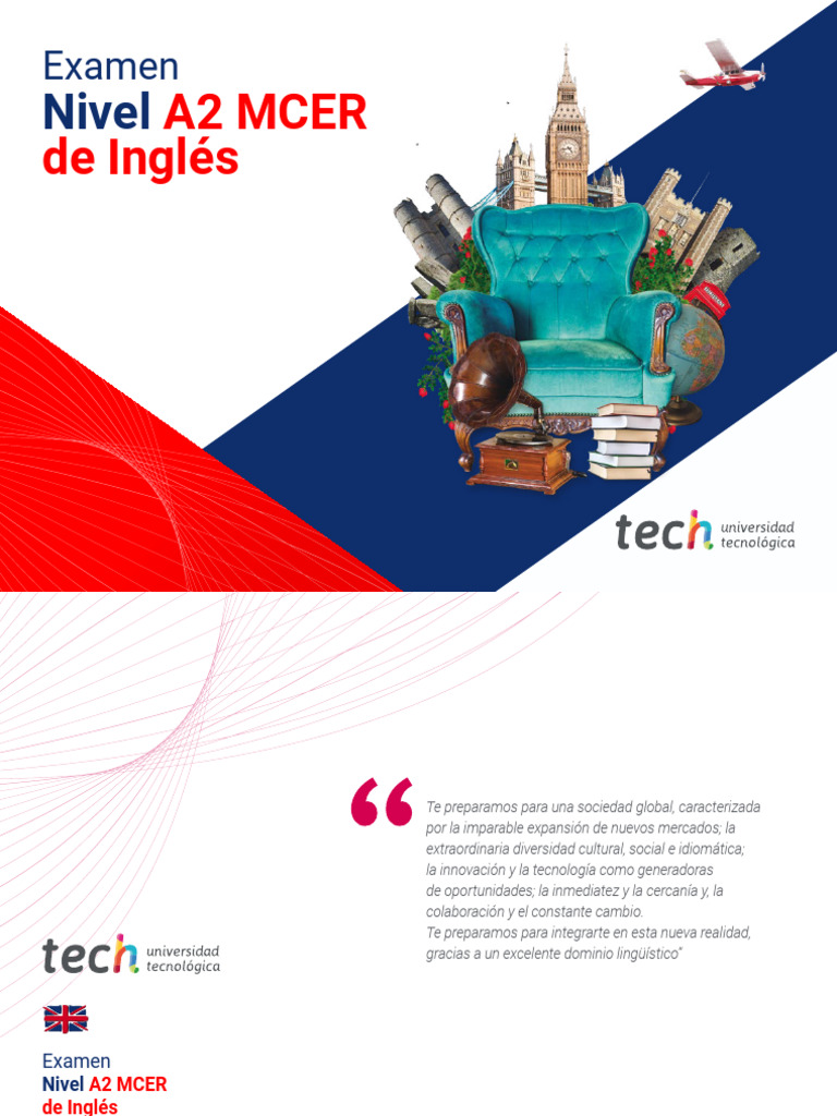 Examen de Inglés A2 MCER Online | PDF | Evaluación | Comprensión lectora