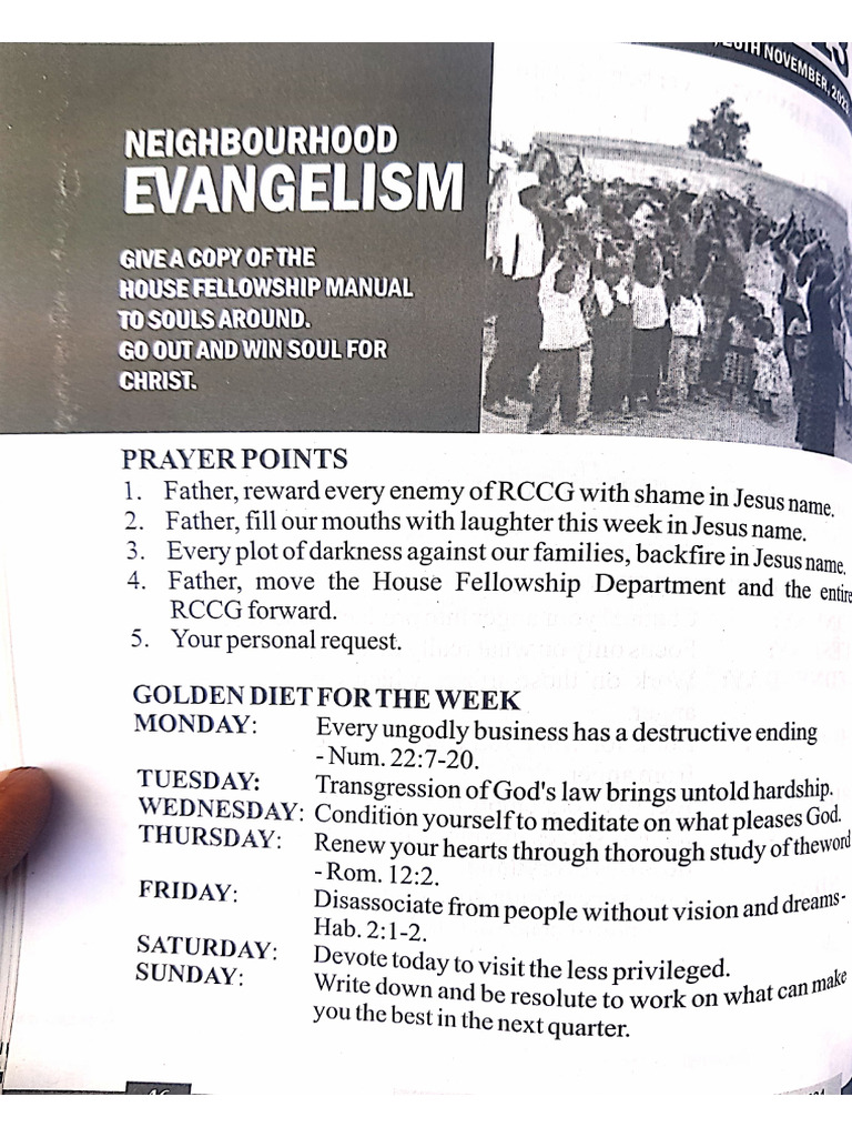 Sunday House Fellowship Manual | PDF
