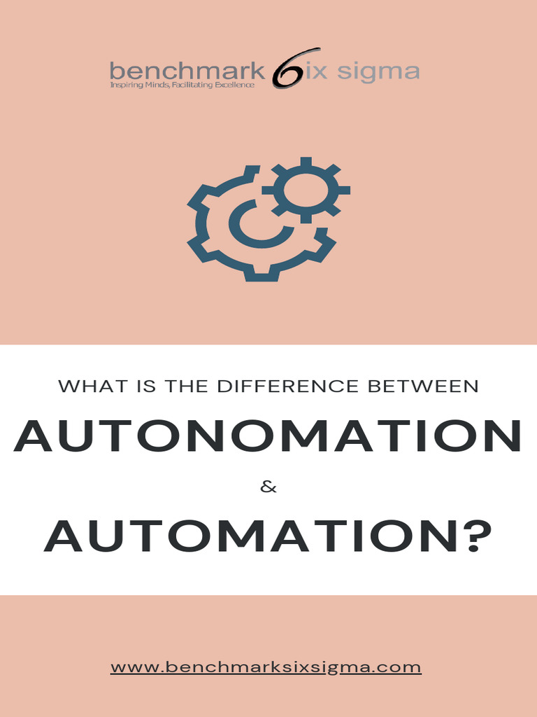 Autonomation Vs Automation | PDF
