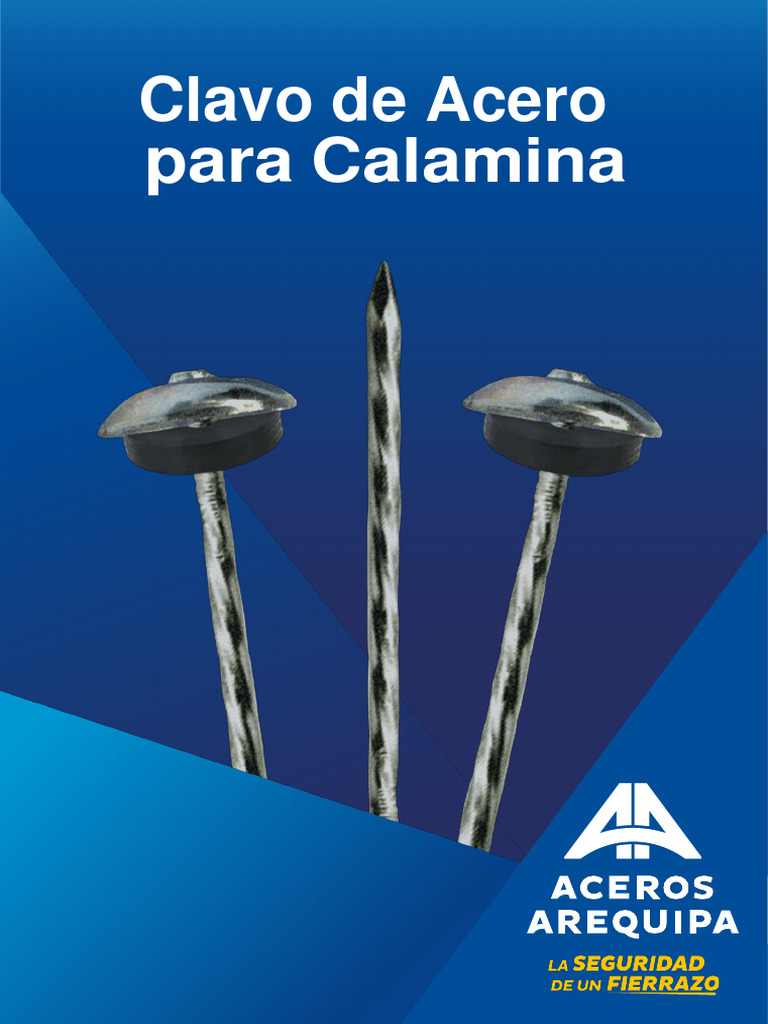Clavo de Acero para Calamina | PDF | Bienes manufacturados