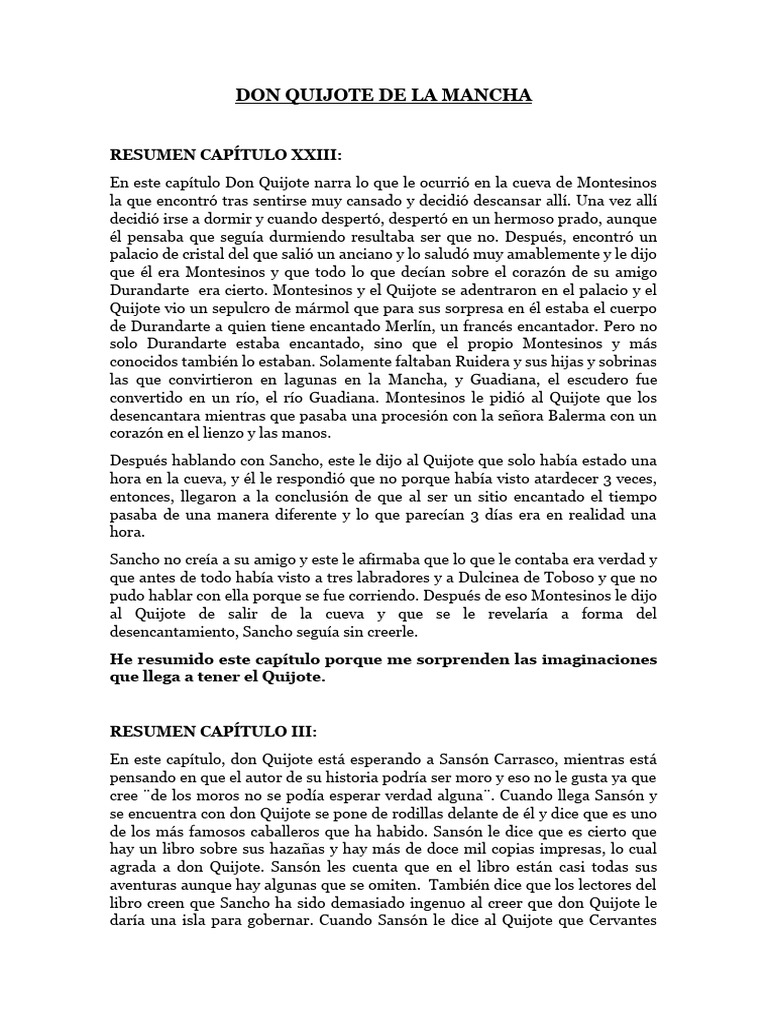 Don Quijote de La Mancha | PDF | Don Quijote | Novelas de comedia