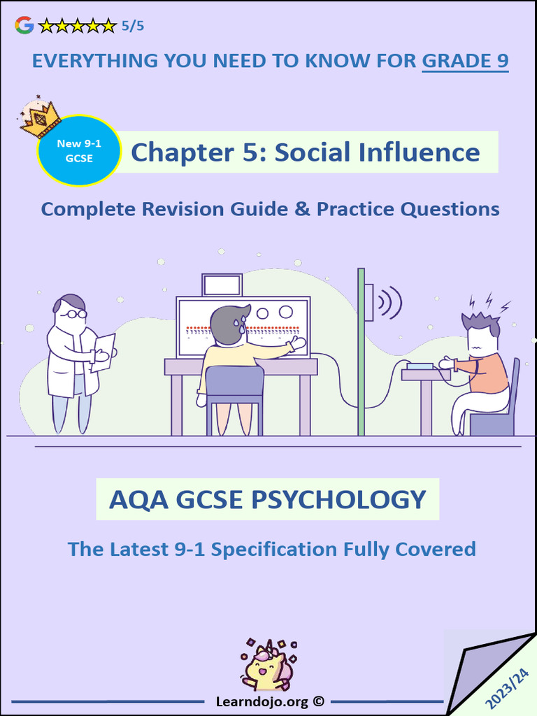 AQA GCSE Psychology: Social Influence Guide | PDF | Obedience (Human ...