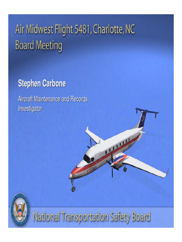 Aircraft Maintenance Investigation Report | PDF | Aeronautics | Aviation