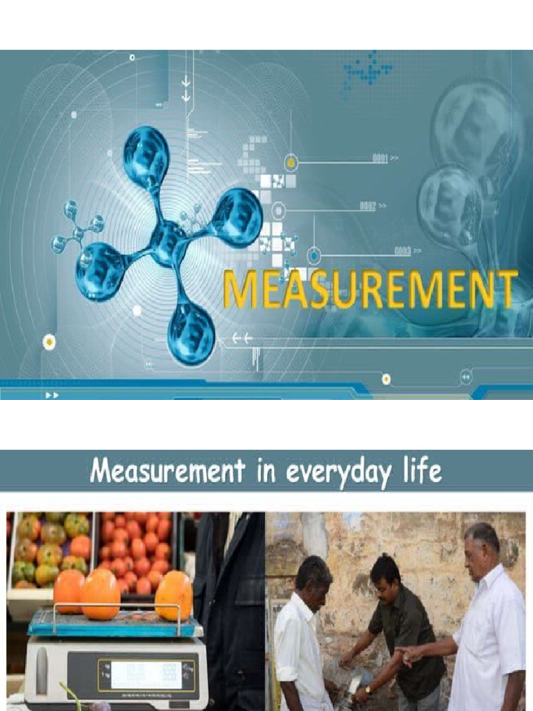 Measurment in Daily Life | PDF