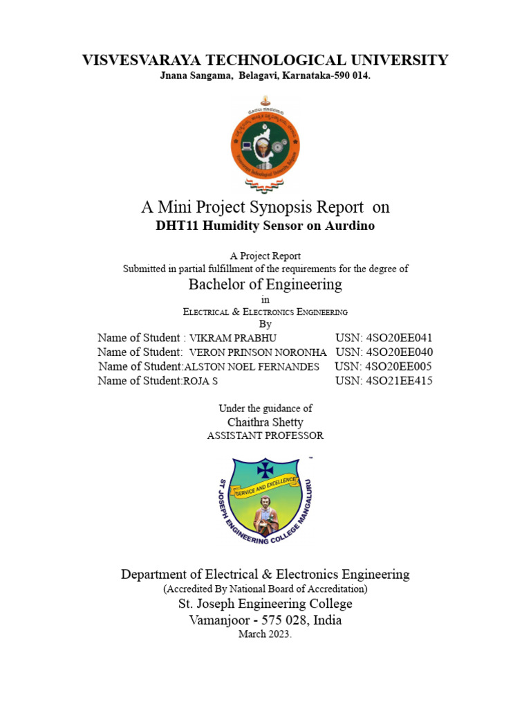 Cover Sheet | PDF | Sensor | Microcontroller