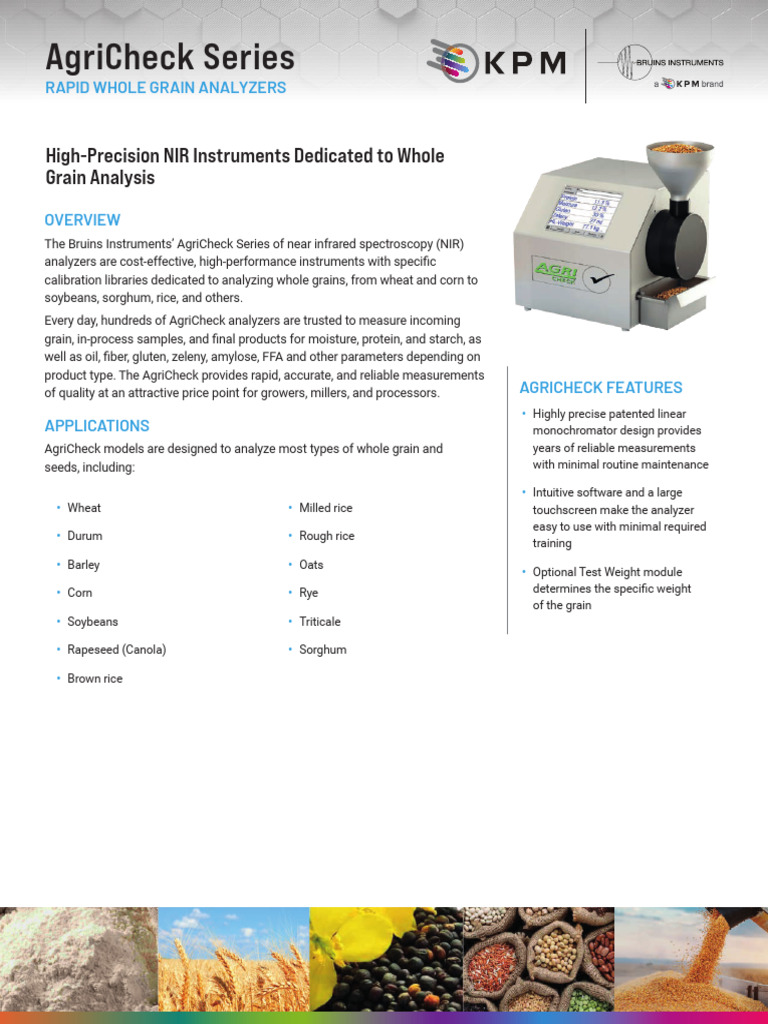 Agri Check | PDF | Cereals | Whole Grain