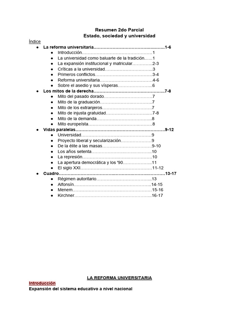 Resumen ESU 2 | PDF | Universidad | Ciencias Políticas