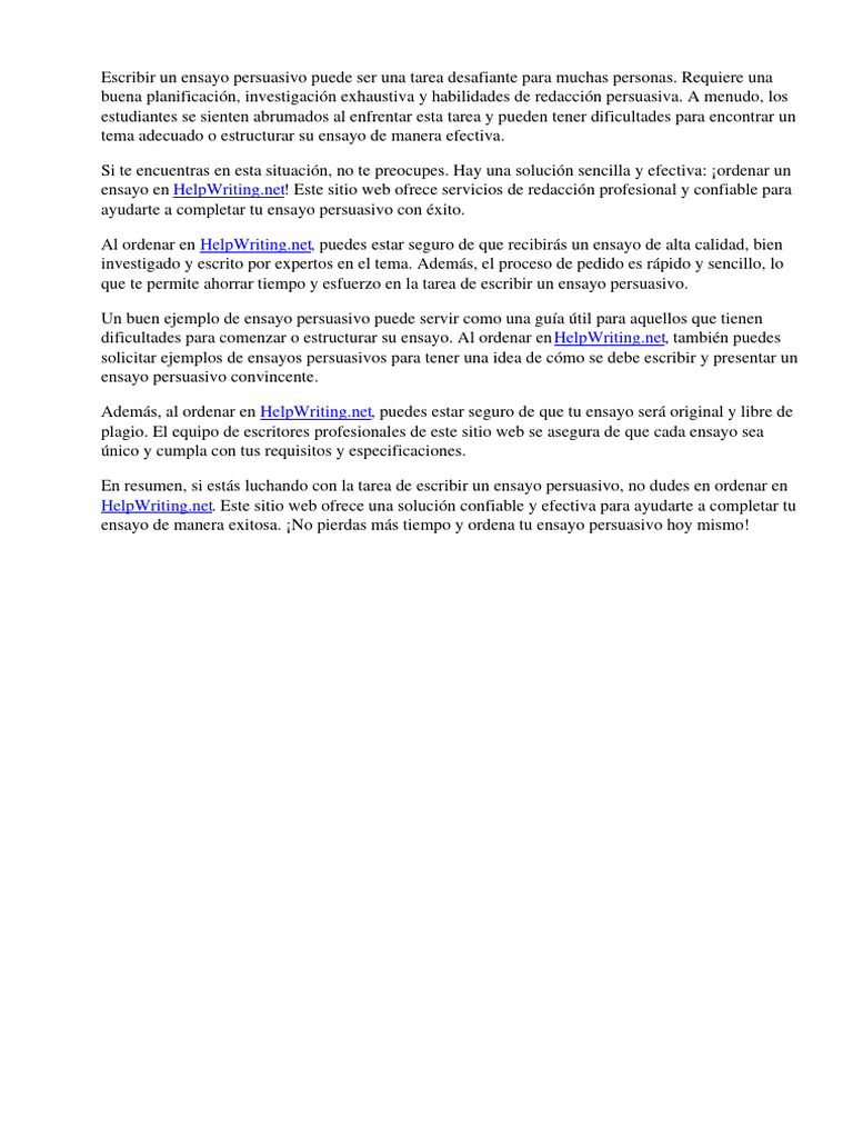 Guía para Escribir Ensayos Persuasivos | PDF | Websites | Scribd