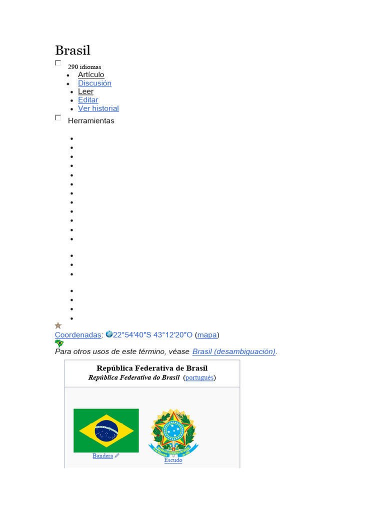Datos clave sobre Brasil y su historia | PDF | Brasil | Portugal