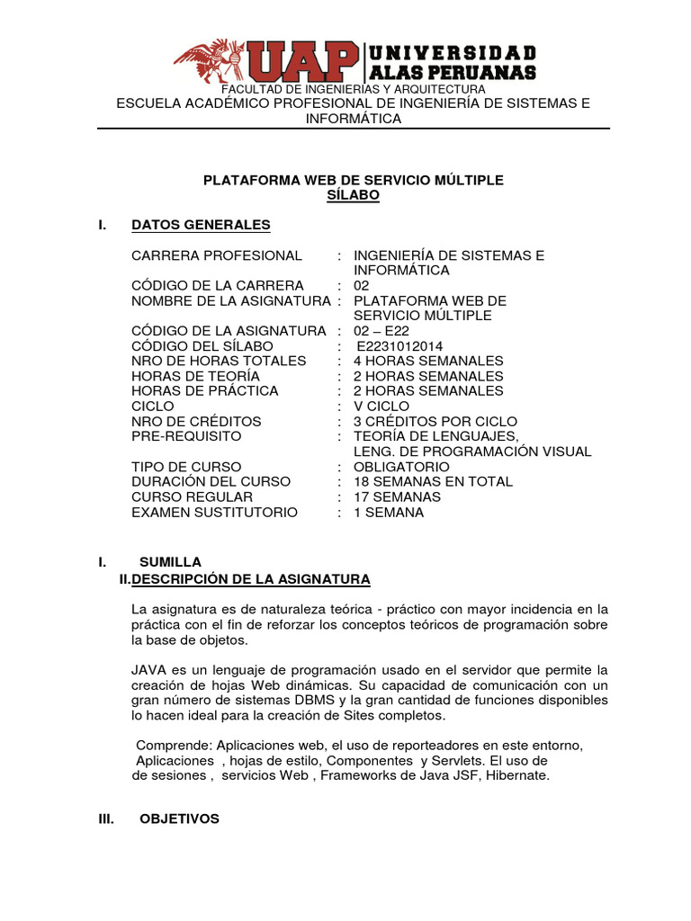 PLATAFORMA WEB DE SERVICIO MULTIPLE | PDF | Java (lenguaje de programación) | Red mundial