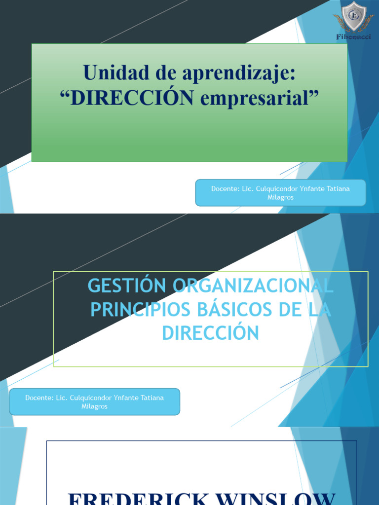 FREDERICK TAYLOR Y LOS PRINCIPIOS DE LA ADMINISTRACIÓN CIENTIFICA | PDF ...
