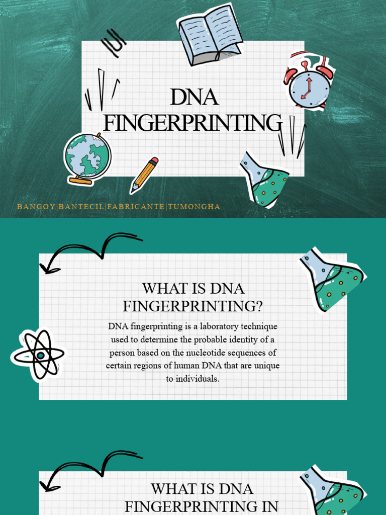 Dna Fingerprinting | PDF | Science & Mathematics | Mystery, Thriller ...