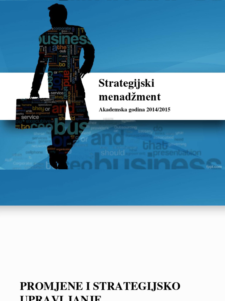 Effectus Strategijski Menadzment Predavanje 3 2014 | PDF