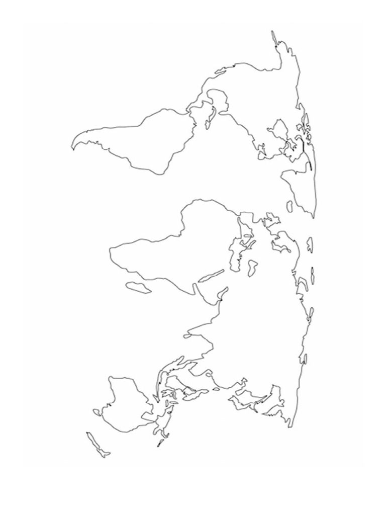 Silueta Mapa Mundo | PDF