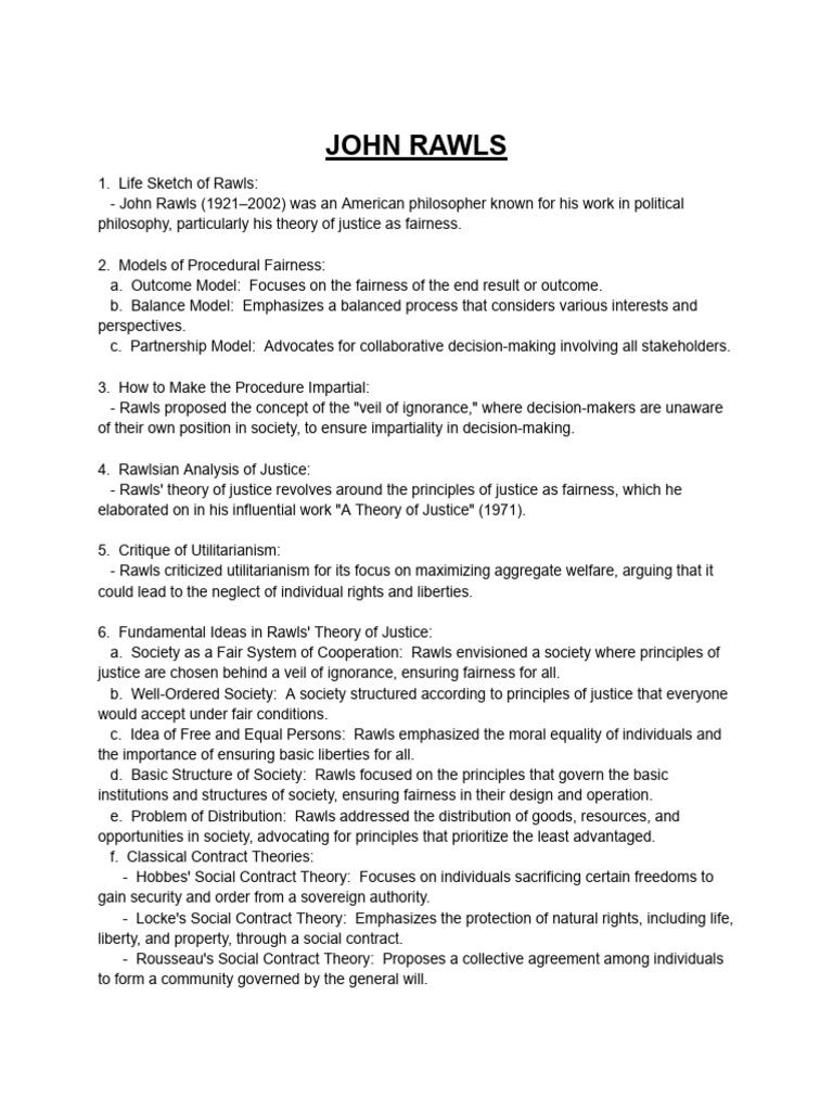 Rawls X Lenin | Download Free PDF | John Rawls | Justice