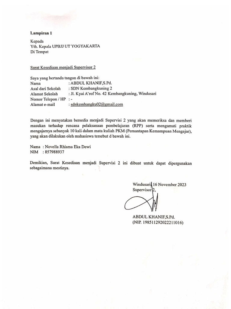 Lampiran PKM - Word | PDF