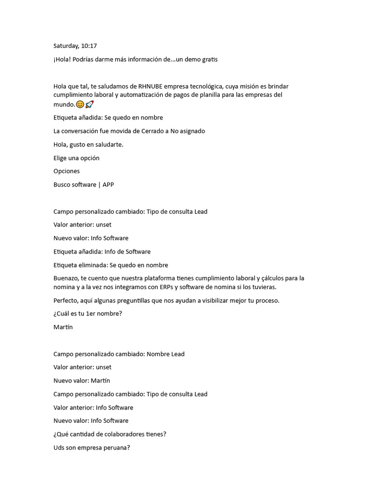 LEAD#4 RHNUBE Martín Riva | PDF | Software | Tecnologías de la información