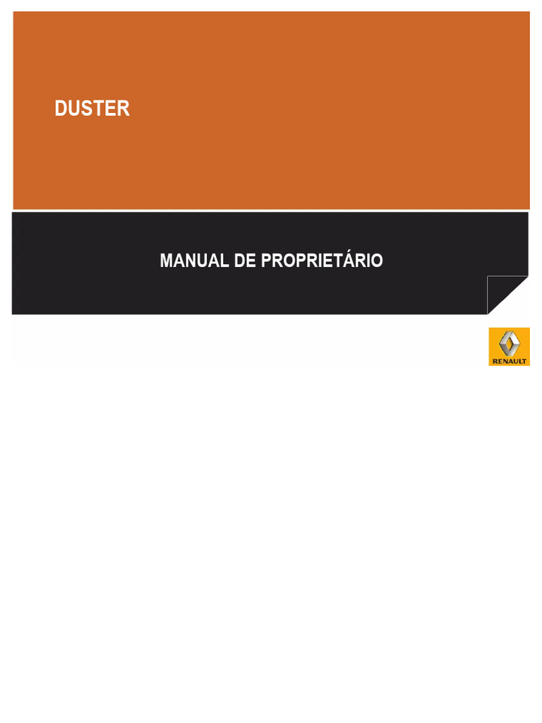 Manual do Proprietário Duster | PDF
