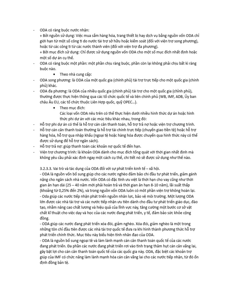 ODA | PDF