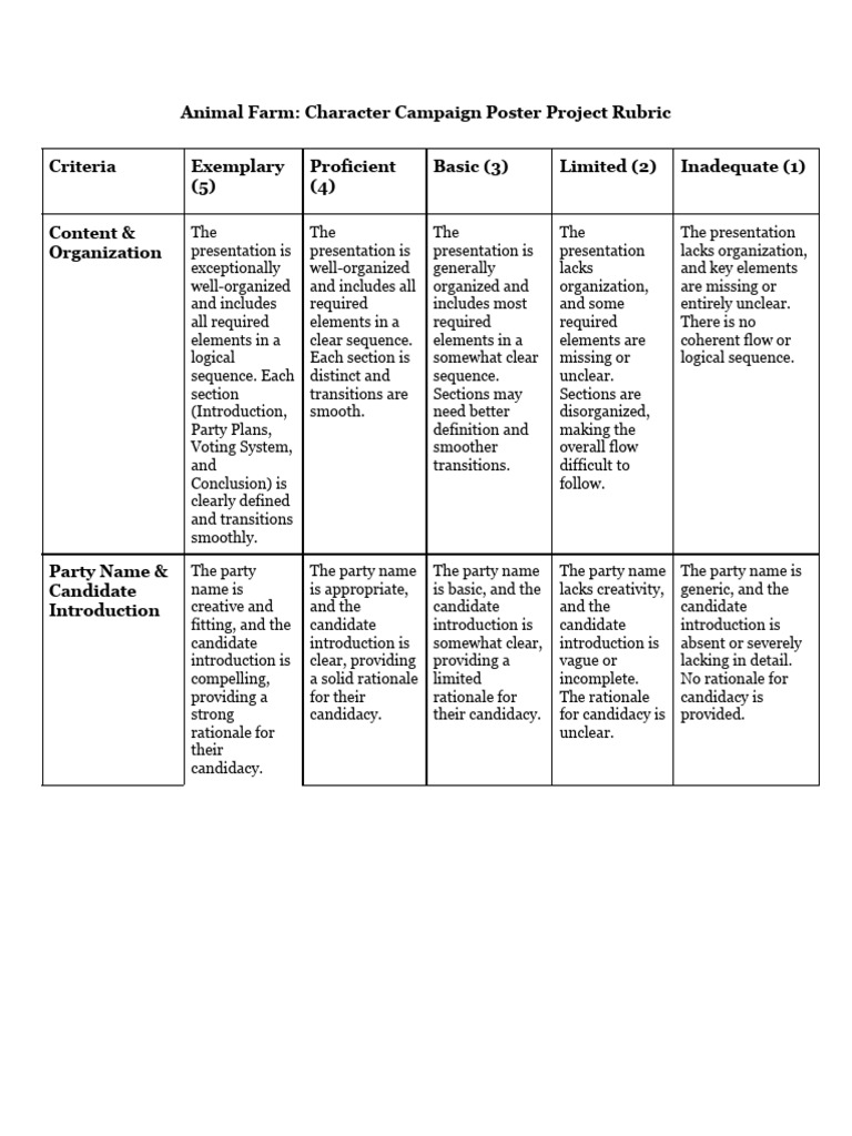Student Project Rubric | PDF | Cognition | Cognitive Science