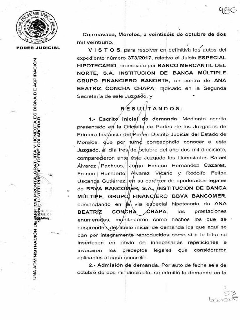 Sentencia Ana Beatriz de La Concha Chapa | PDF