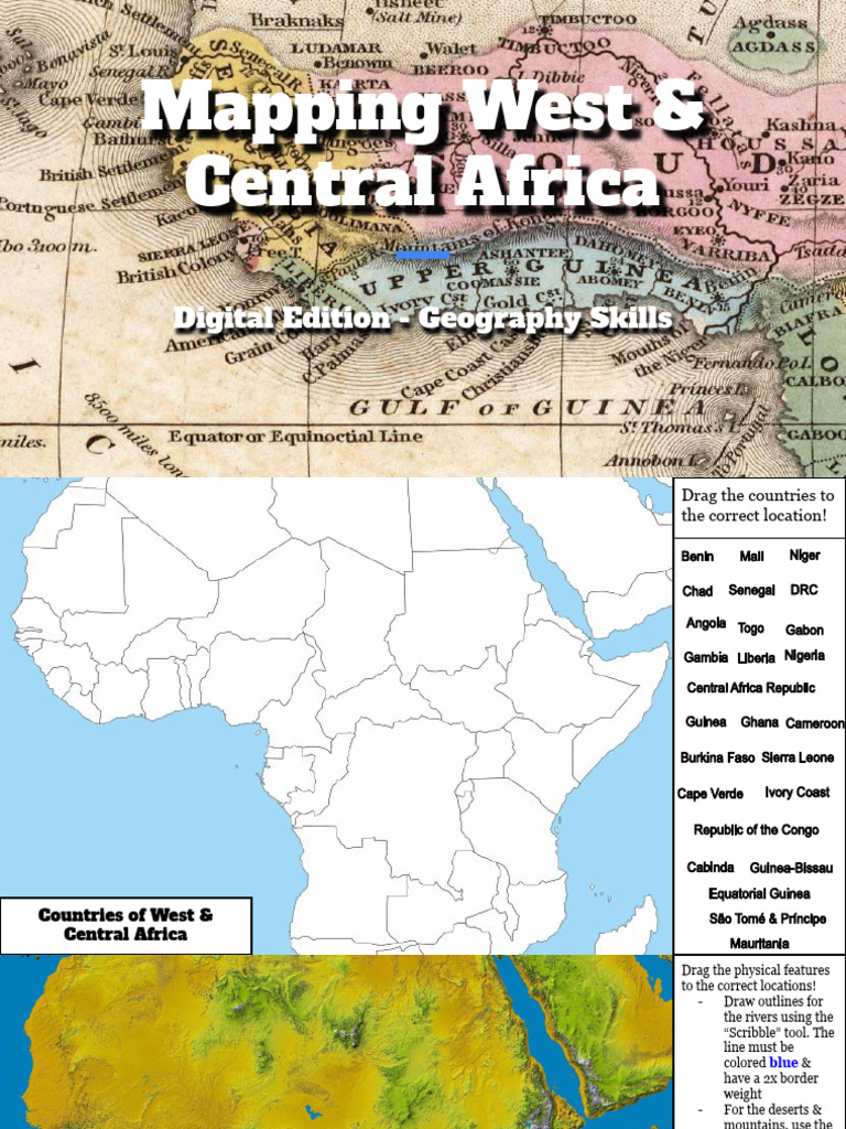 Mapping West & Central Africa: Digital Edition - Geography Skills ...