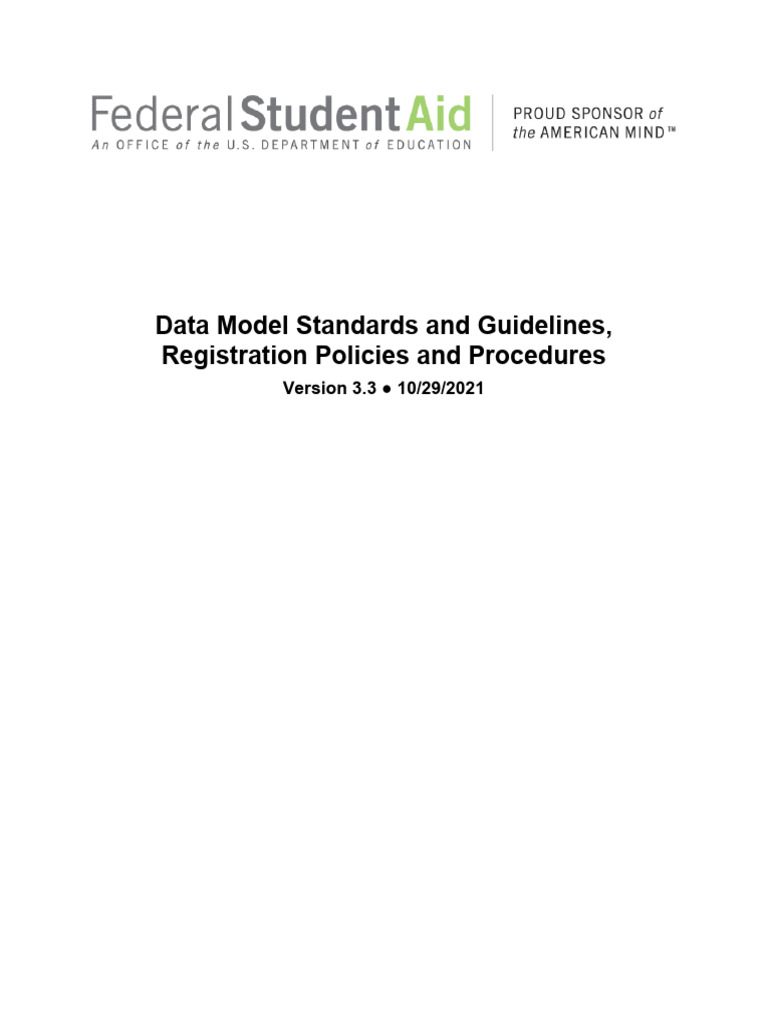 Data Model Standards and Guidelines | PDF | Class (Computer Programming) | Conceptual Model