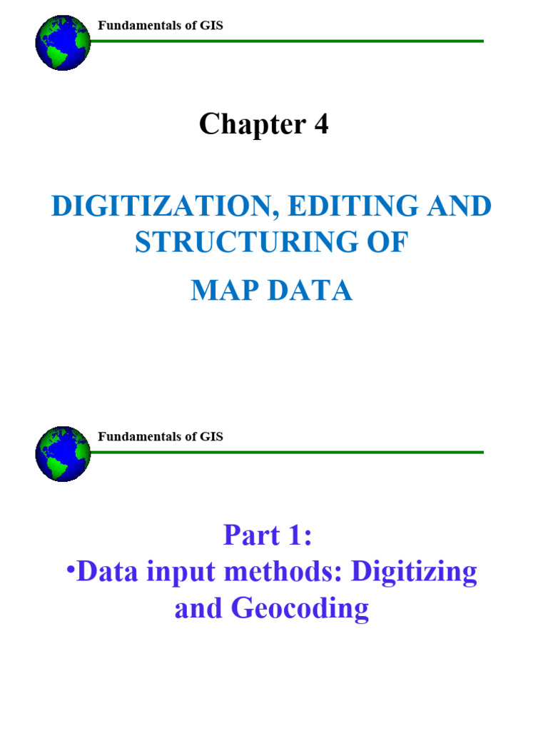 Gis Chapter 4 | PDF | Geographic Information System | Accuracy And ...