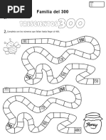 Actividades Números del 300 al 400 | PDF