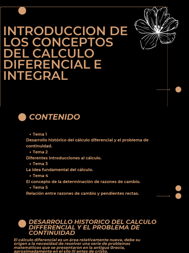 Introduccion de Los Conceptos Del Calculo Dierencial e Integral | PDF | Calculo diferencial ...