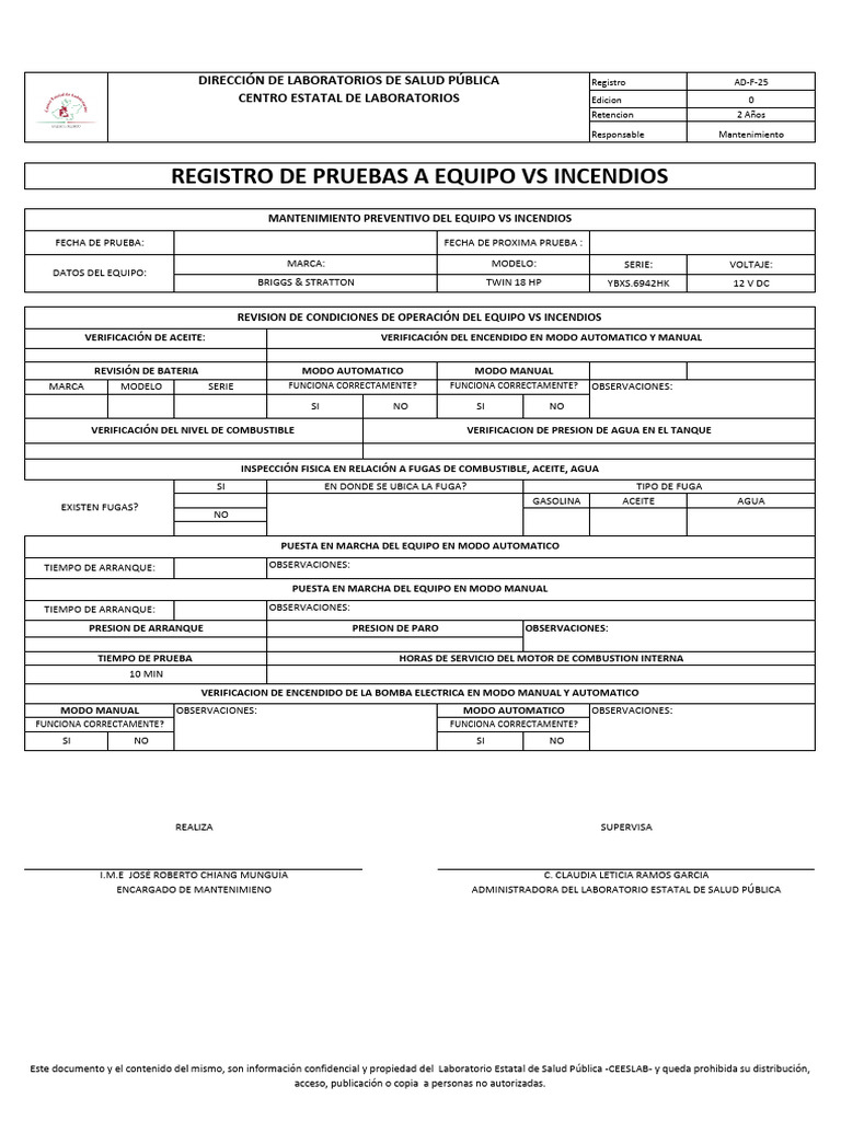 Ad F 25 Pruebas A Equipo Vs Incendio 2 Pdf