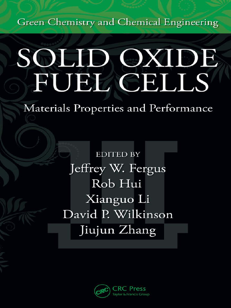 Solid Oxide Fuel Cells - Materials Properties and Performance | PDF ...