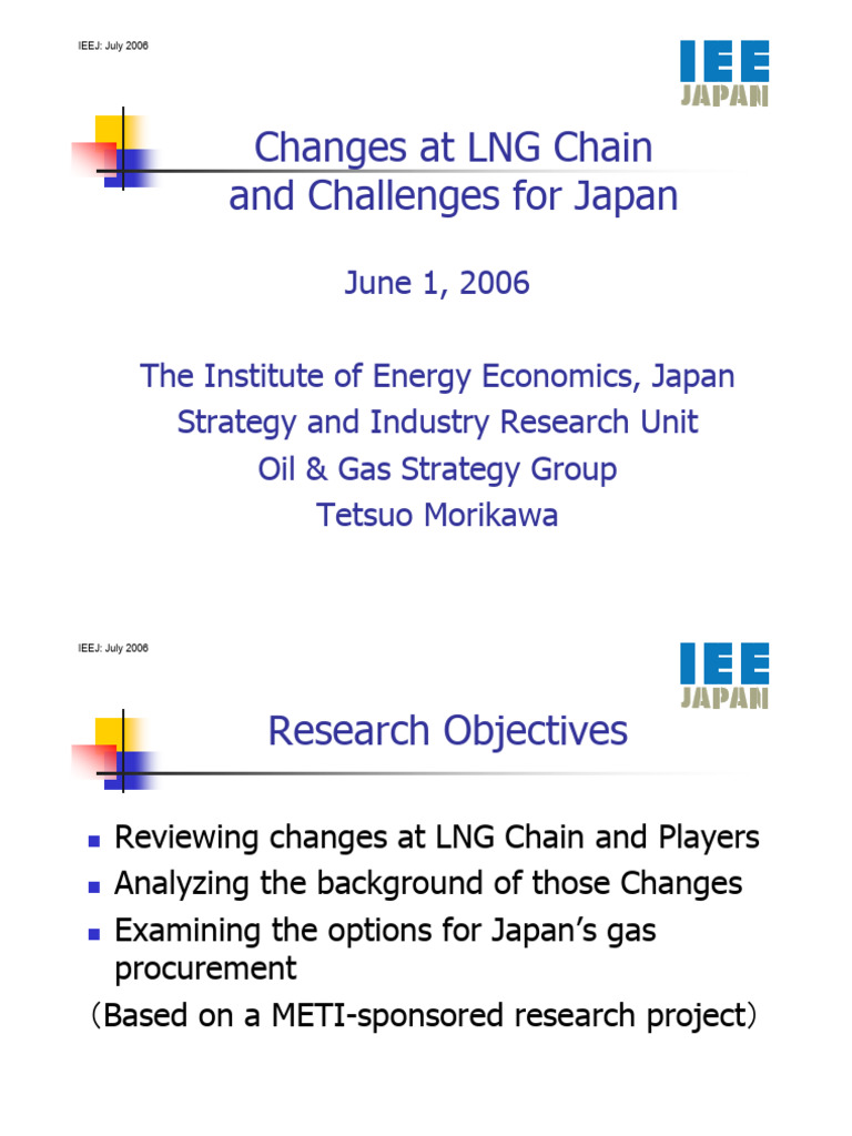 LNG Chain Changes and Japan's Challenges | PDF | Liquefied Natural Gas ...