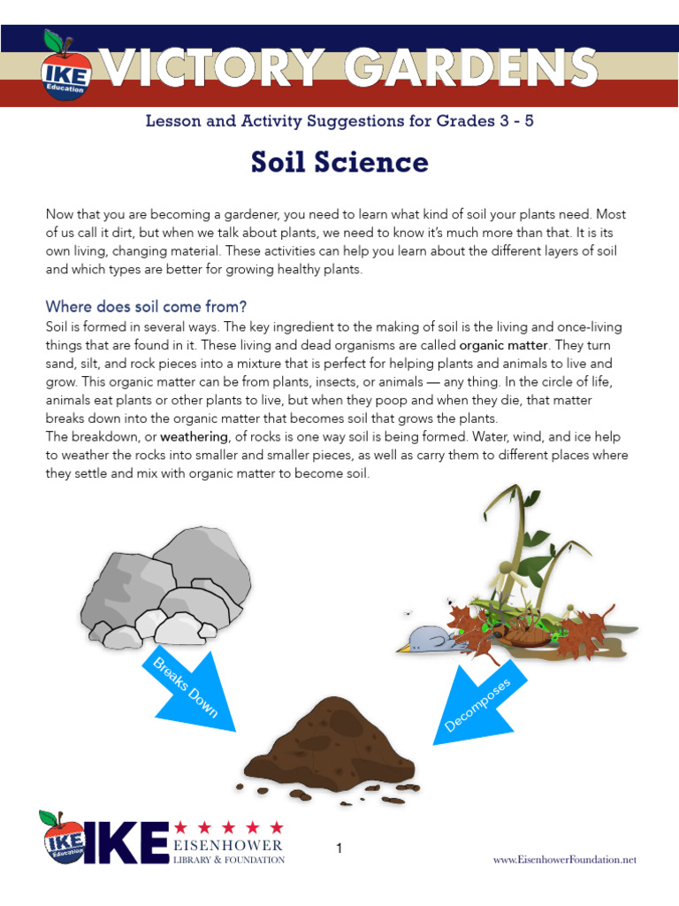 Lesson 2, 3-5, Soil Science | PDF | Soil | Clay
