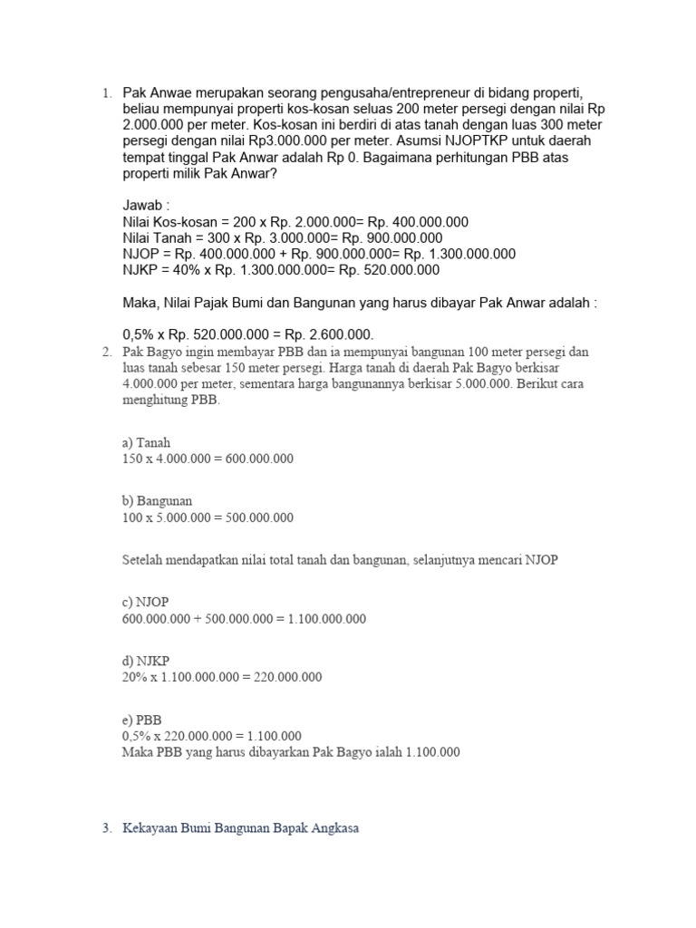 Soal PBB Kelas XI | PDF