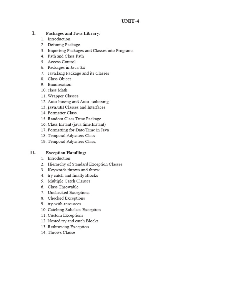Unit 4 Final Download Free Pdf Class Computer Programming Data Type 