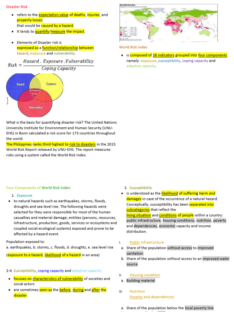 02 DRRR Reviewer | PDF | Natural Disasters | Hazards