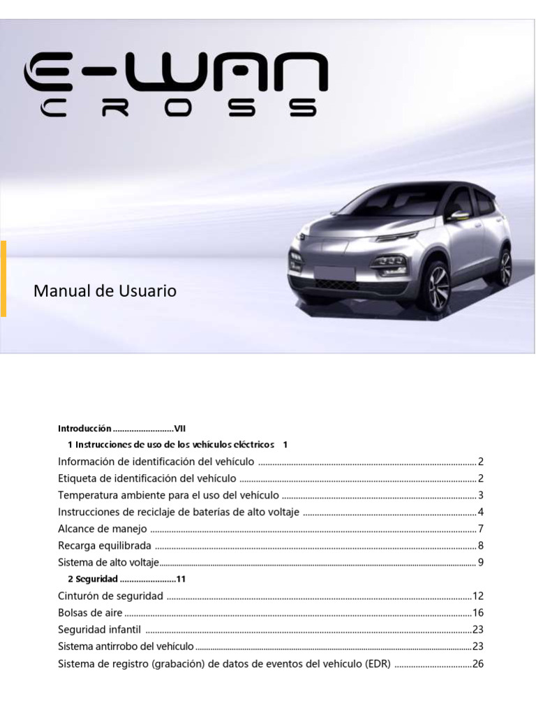 Manual Ewan Cross Previsualización | Descargar gratis PDF | Airbag ...