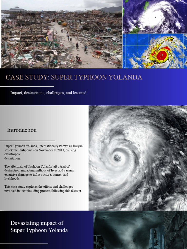 Case Study For Yolanda | PDF | Tropical Cyclones | Natural Hazards