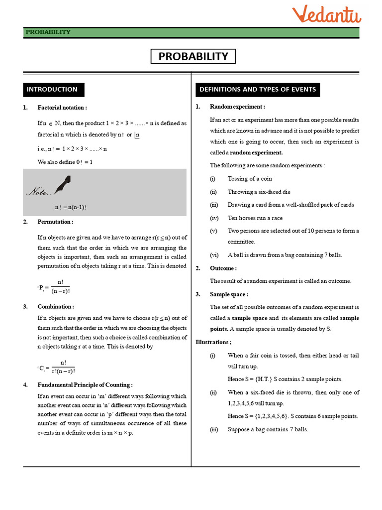 Probability Theory | PDF | Probability Distribution | Mathematical Concepts