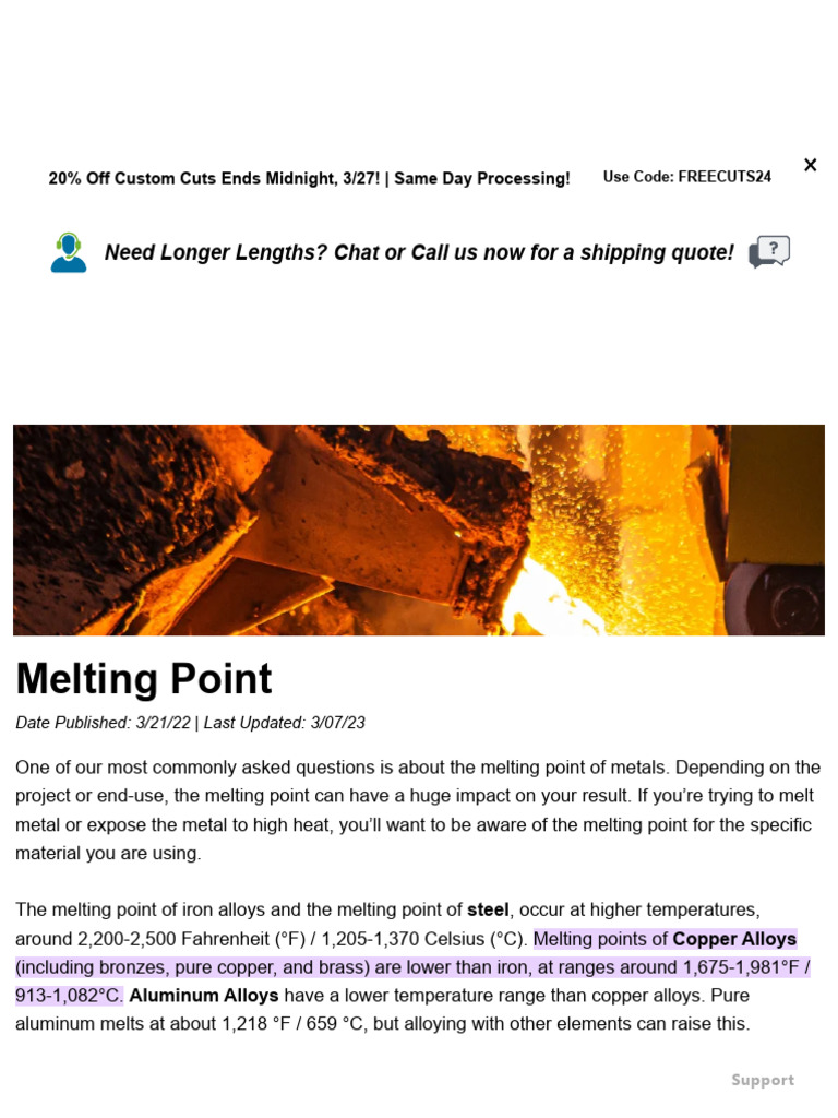 Metals with Low Melting Points Guide | PDF | Metals | Alloy